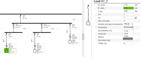 solved same load with different breaker sizing result schneider