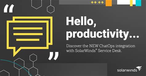 Solarwinds On Linkedin Check Out The New Chatops Integration With