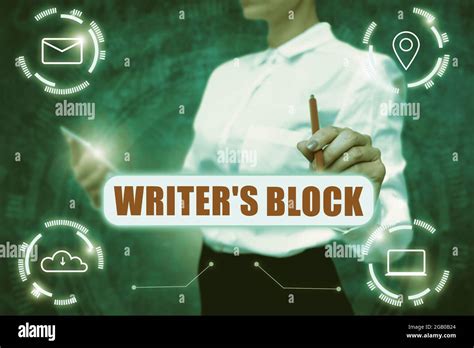Hand Writing Sign Writer S Block Business Concept Condition Of Being Unable To Think Of What To