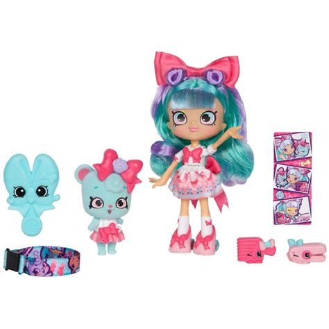 Shopkins Shoppies Wild Style Bella Bow And Bowdie Bear Doll Set