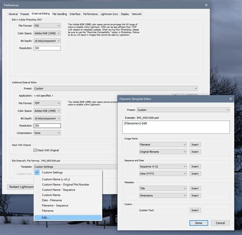 Maintaining Filename When Opened In Ps From Lr Adobe Product