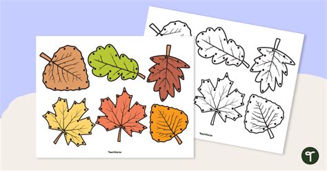 Fall Leaf Lacing Cards Fine Motor Activity Teach Starter