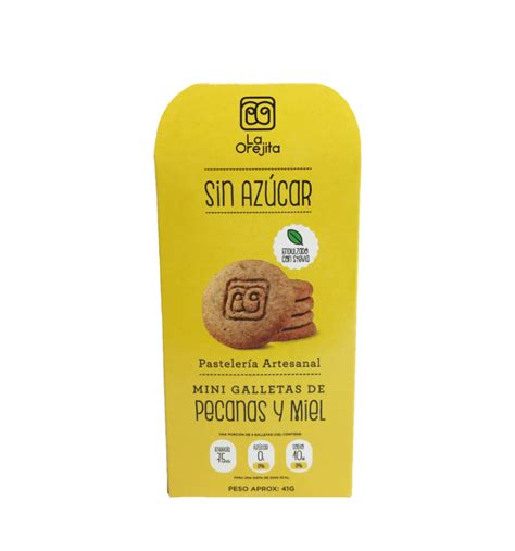 Mini Pecanas Y Miel Libre De Azúcar