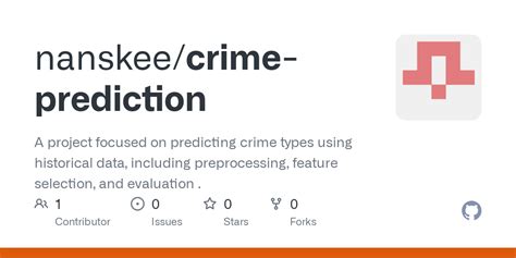 GitHub Nanskee Crime Prediction A Project Focused On Predicting Crime Types Using Historical