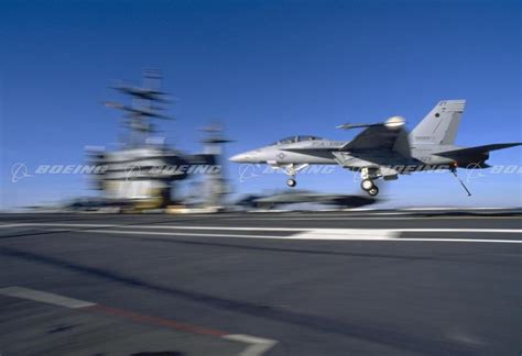 Boeing Images F A 18 Hornet Landing On Aircraft Carrier