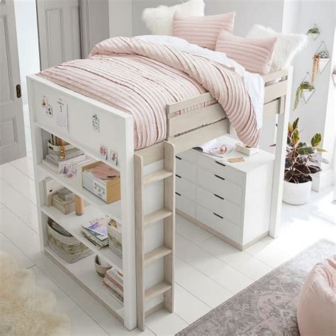 Rhys Loft Bed With Dresser Pottery Barn Teen