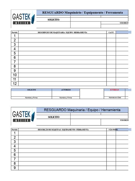 Formato De Resguardo Pdf