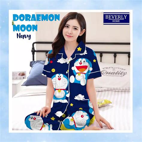 Jual Cod Piyama Cp Motif Doramoon Shopee Indonesia