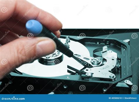 Hard Drive Fix Stock Photo Image Of Magnetic Hard Detail 40580618