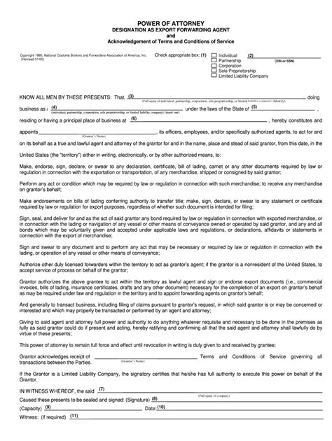 Customs Power Of Attorney Form Pdf Fill Out And Sign Online Dochub