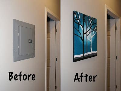 How To Hide An Electrical Panel That Looks Good Restore Decor And More
