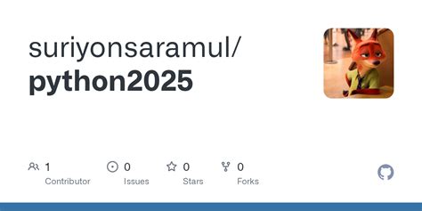 Python2025lesson02 At Main · Suriyonsaramulpython2025 · Github