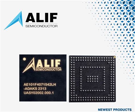 Mouser Delivers New Alif Semiconductor Ensemble Microcontrollers And