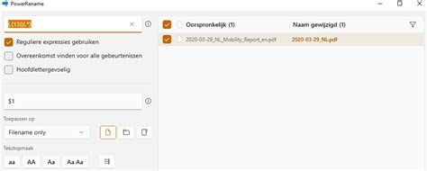PowerRename Character RegEx Replace With Functionality Issue Microsoft PowerToys