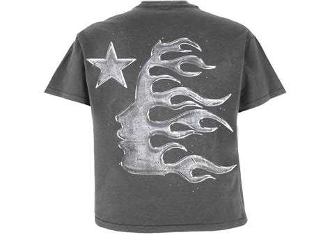Hellstar Chrome Logo T Shirt Black Fw23 Cn