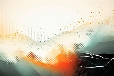 Premium Photo Abstract Halftone Background Dynamic Wave Of Particles