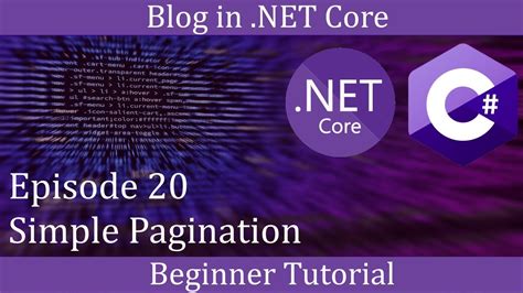 NET Core Beginner Tutorial Making A Blog Episode Simple Pagination YouTube