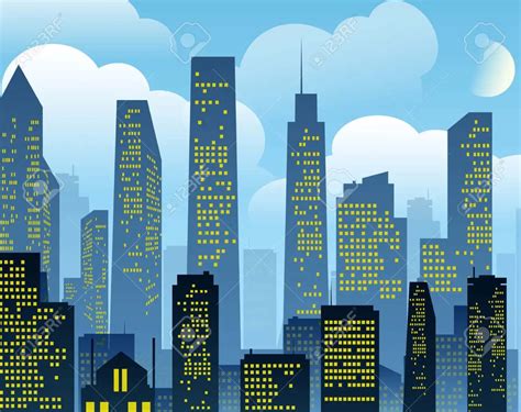 [100 ] Cartoon City Backgrounds