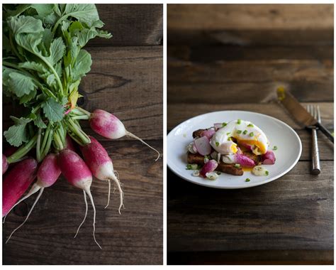 Buttered Radishes With Poached Eggs Recipe Poached Eggs Poached