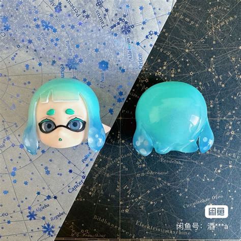 Splatoon Custom Hair Paint Commission Splatoon Splatoon Figures