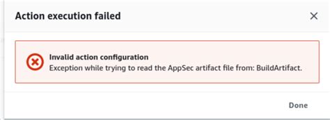 invalid action configuration during blue green deployment using ecs