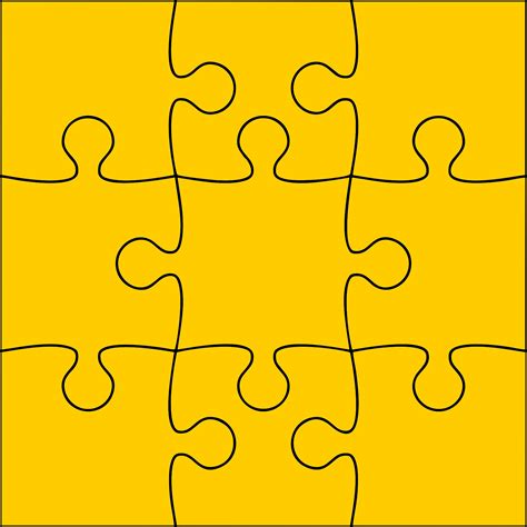 Free Free Printable Blank Jigsaw Puzzles Template Download Free Free