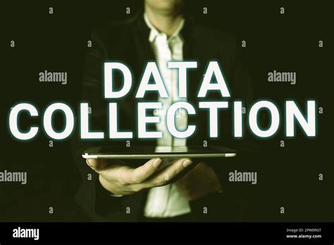 Hand Writing Sign Data Collection Business Showcase Gathering And