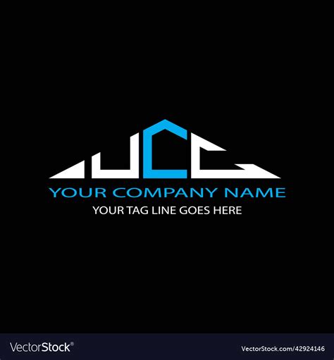 Ucc Letter Logo Creative Design With Graphic Vector Image