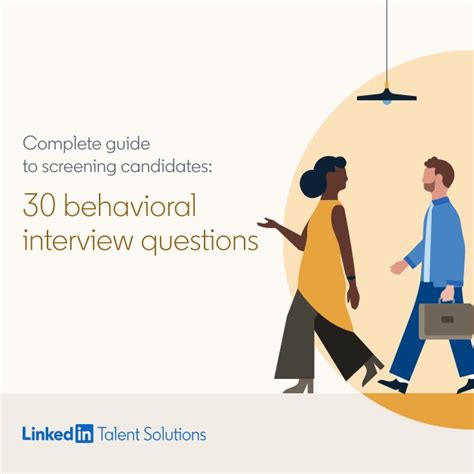 linkedin talent solutions on linkedin 30 behavioral interview questions