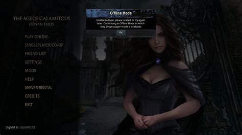 cannot log into the game pc servers and clans funcom forums