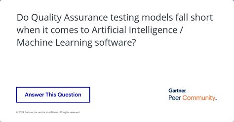 do quality assurance testing models fall short when it comes to