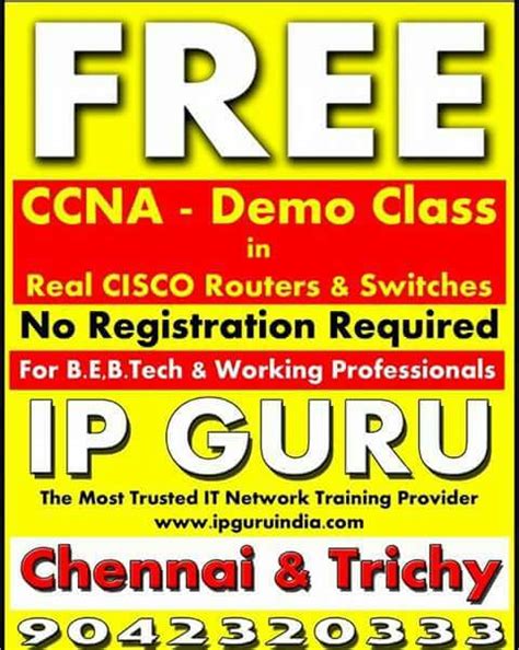 THE BEST CCNA CCNP CCIE NETWORKING TRAINING IN CHENNAI TRICHY