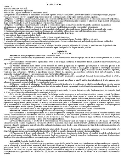 Codul Fiscal Pdf
