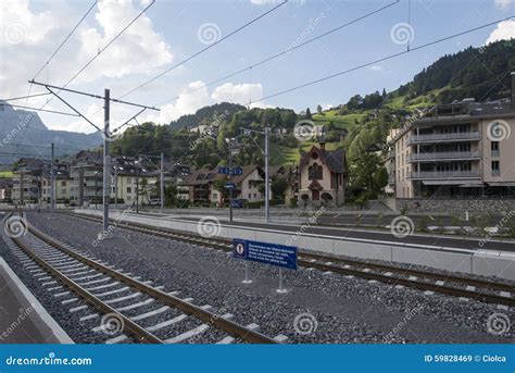 Engelberg Train Station Switzerland Editorial Stock Image Image Of