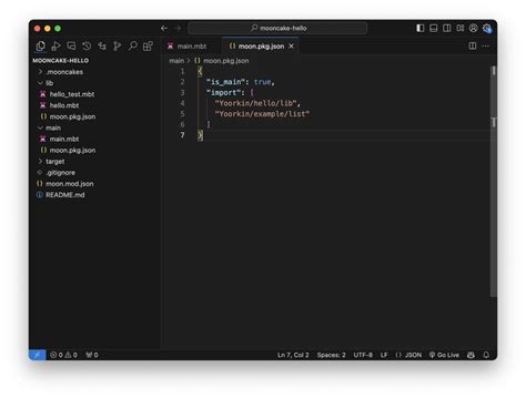 Moonbits Package Manager Tutorial — Moonbit V0633 Documentation