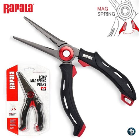 Rapala Rcd 6 Mag Spring Split Ring Pliers Shopee Thailand