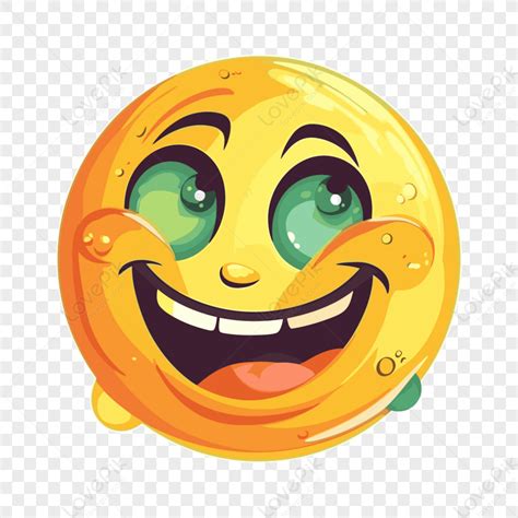 귀여운 웃는 얼굴 벡터상표만화클립 아트 Png 일러스트 무료 다운로드 Lovepik