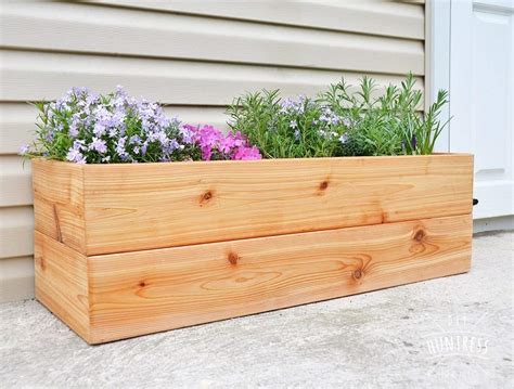 Diy Planter Box Plans