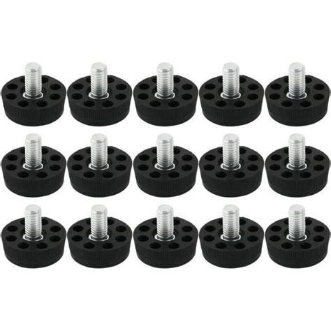 15pcs Pieds De Nivellement Meuble Réglable Pied Réglable Patin De