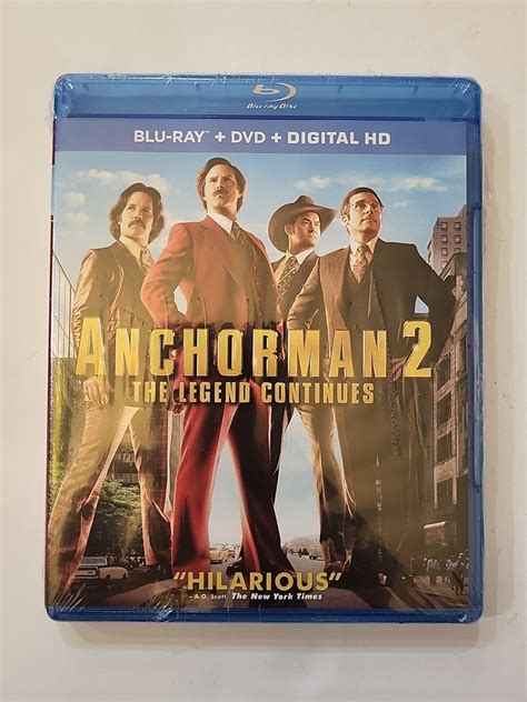 Anchorman 2 Bluray Deksel Anchorman 2 The Legend Contin · Anchorman