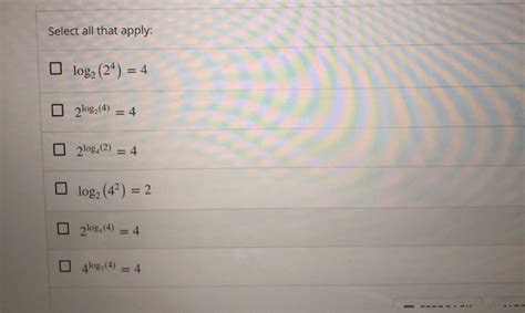Solved Question Which Of The Following Equations Uses The