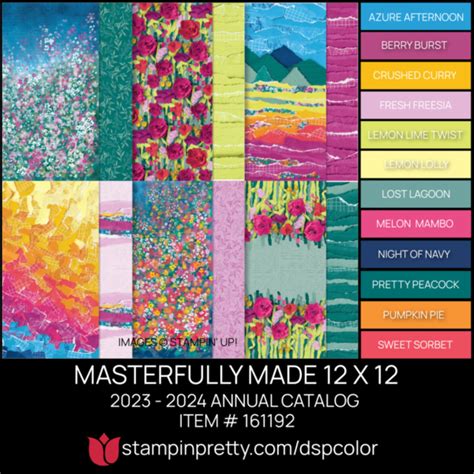 Designer Series Paper Color Charts Stampin Pretty