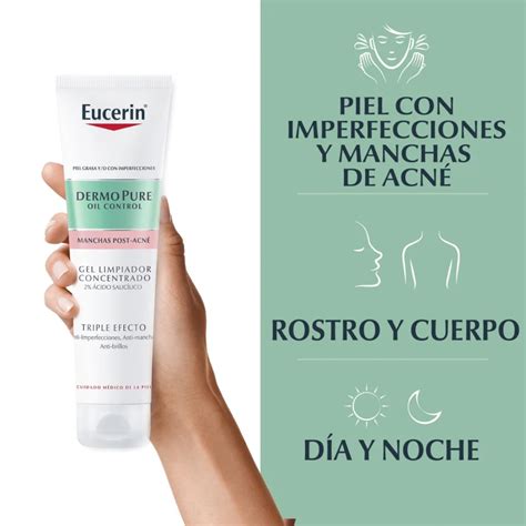 Eucerin Gel Limpiador Concentrado Triple Efecto 150 Ml Dermashop
