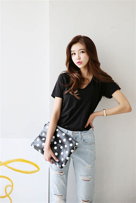 2015년 봄코디 요즘유행하는패션 청바지코디 여자 봄여름코디 여름옷쇼핑몰 바비나 네이버 블로그