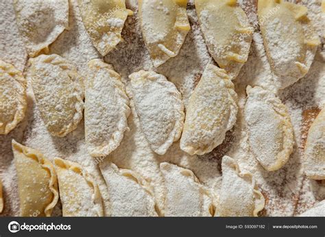 Assorted Dumplings Different Fillings Dumplings Various Shapes Fillings