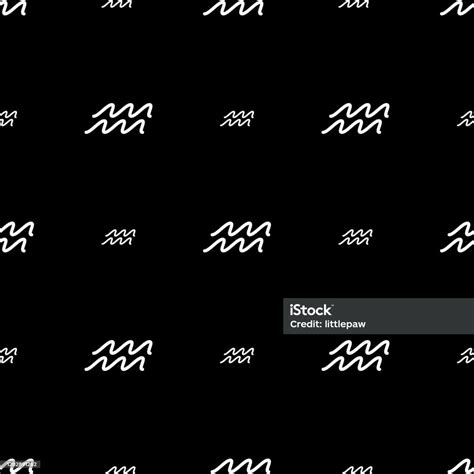물병자리 조디악 기호 별자리 원활한 패턴 배경 화면 직물 랩 웹 페이지 배경 벡터 그림에 대한 텍스처 연속무늬에 대한 스톡 벡터 아트 및 기타 이미지 Istock