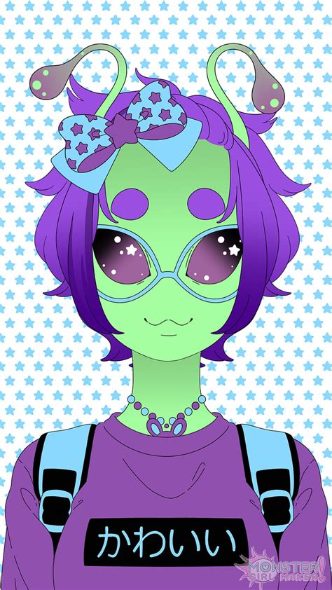 Cartoon Girl Alien