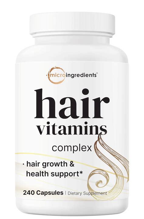 Complejo De Vitaminas Para El Crecimiento Del Cabello Con Microingredientes 240 Cápsulas