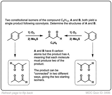 Ozonolysis Of Alkenes To Ketones And Aldehydes Reductive