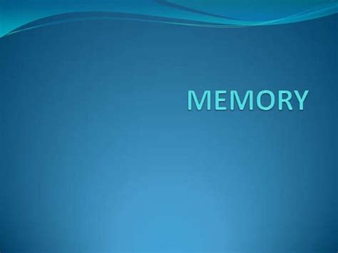 theories of forgetting ppt